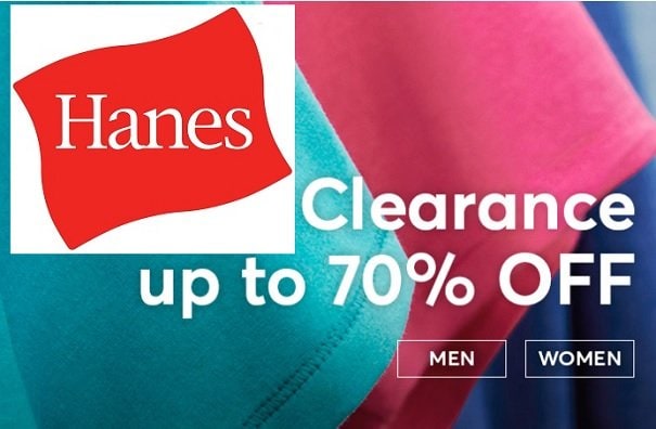 Hanes Clearance Sale! Up To 70% + EXTRA 15% Off! - Thrifty NW Mom