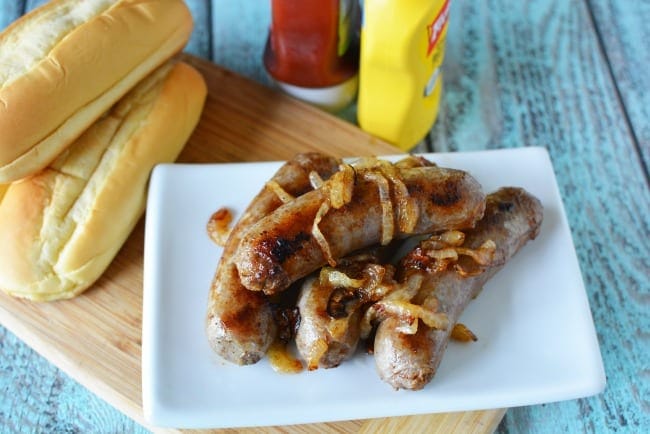 Bratwurst Recipe Cooking Brats Over The Stove Thrifty Nw Mom