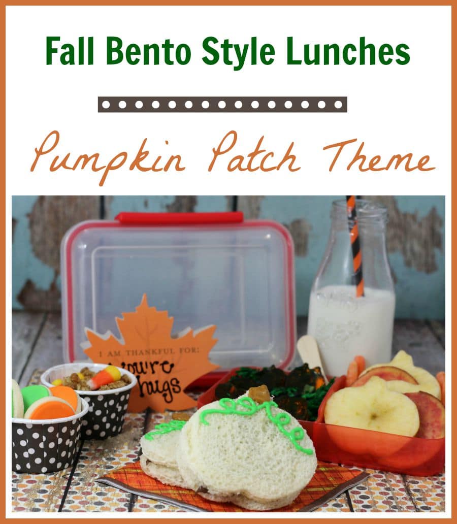 Pumpkin Patch Bento Lunch Box Idea