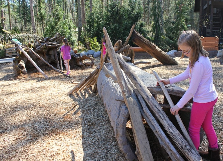 Kids Trek at Northwest Trek - a new nature themed playground!