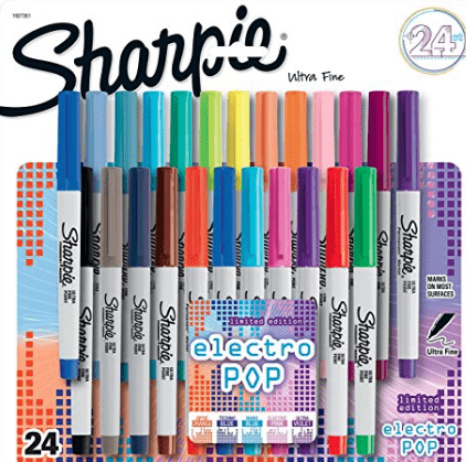 Sharpie Ultra-Fine-Point Permanent Markers, 24-Pack - $7.26 (Reg $12 ...