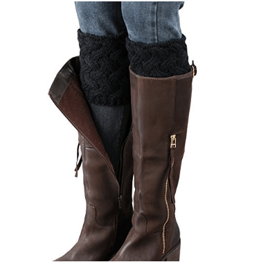 Boot Cuffs: Crochet Knit Boot Cuffs