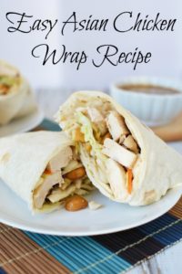 Easy Asian Chicken Salad Wraps Recipe! - Thrifty NW Mom