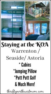 KOA Astoria / Seaside Review - Perfect for Families! - Thrifty NW Mom