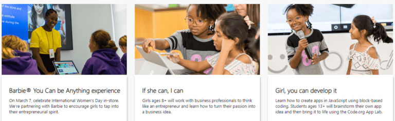 Microsoft FREE Stem Workshops for Girls This Month! - Thrifty NW Mom