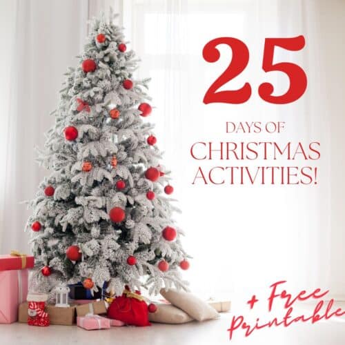 25 Days of Christmas Activities List For Christmas Countdown + FREE ...