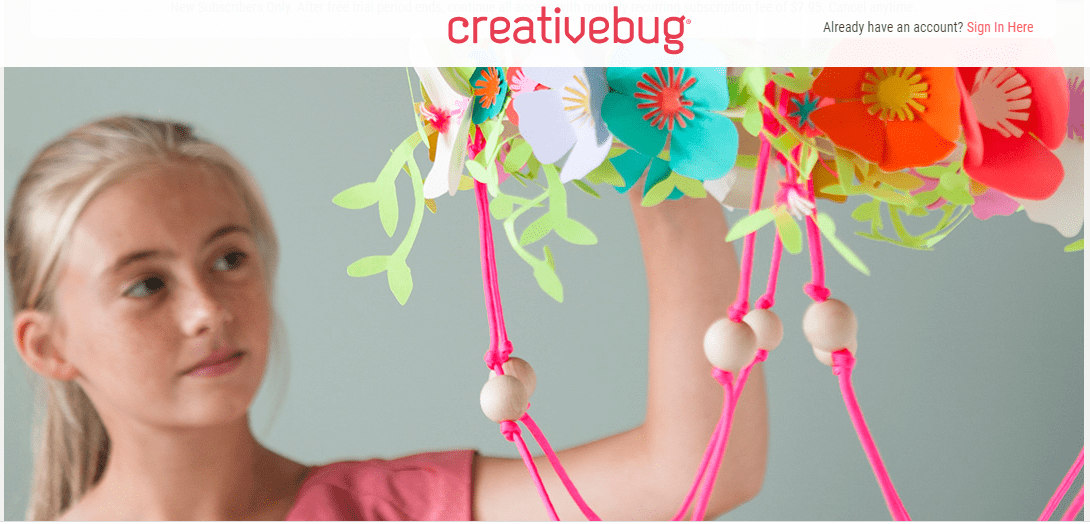 CreativeBug Free Trial - Access to Thousands of Arts & Craft Classes Online! - Thrifty NW Mom