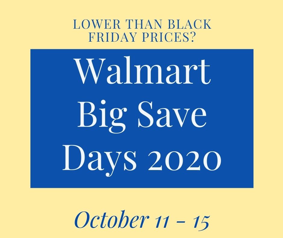 Walmart Big Save Days (Sale LIVE Now!) - Thrifty NW Mom