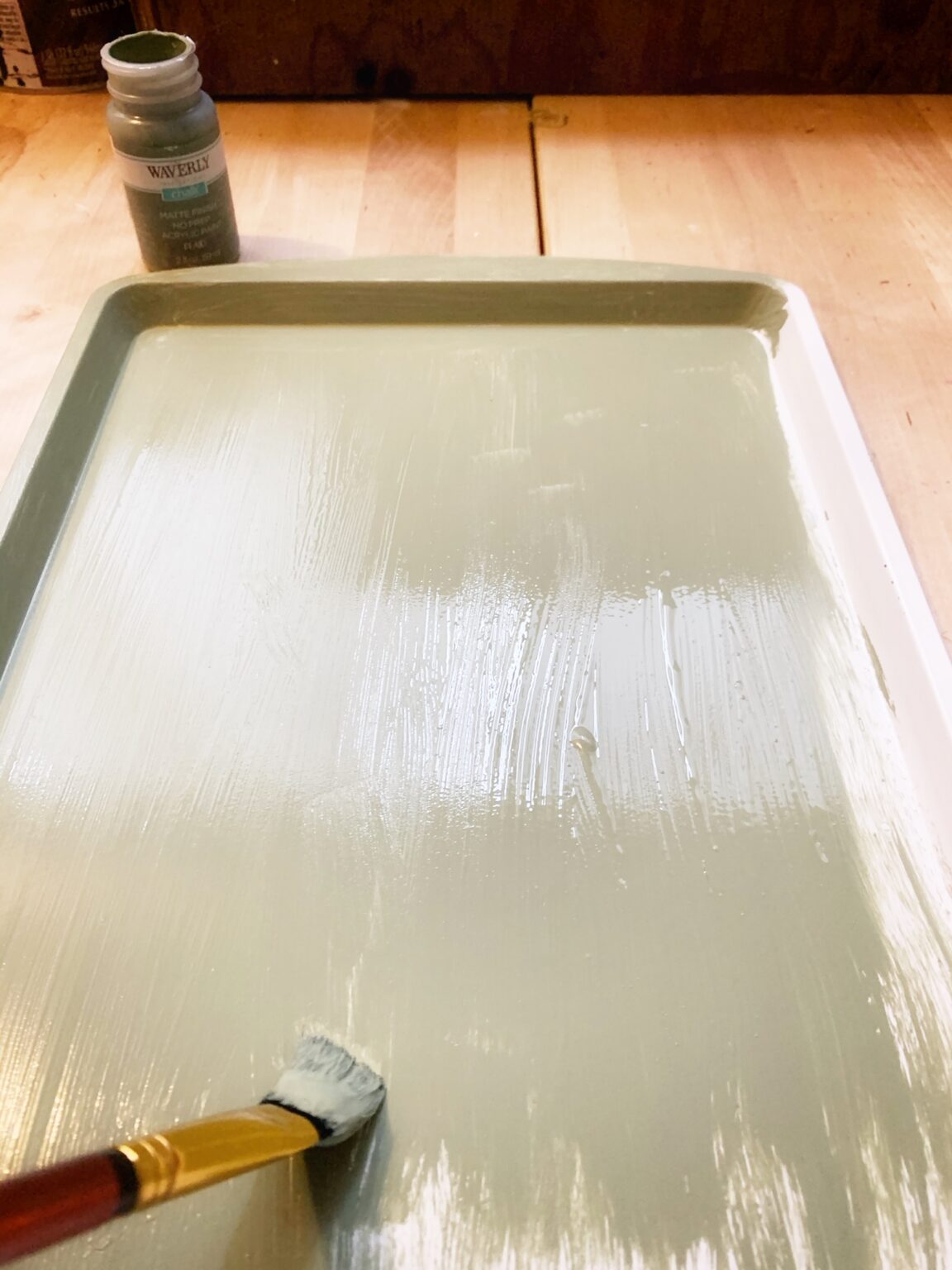 DIY Magnet Board Made From Dollar Store Cookie Sheet! - Thrifty NW Mom