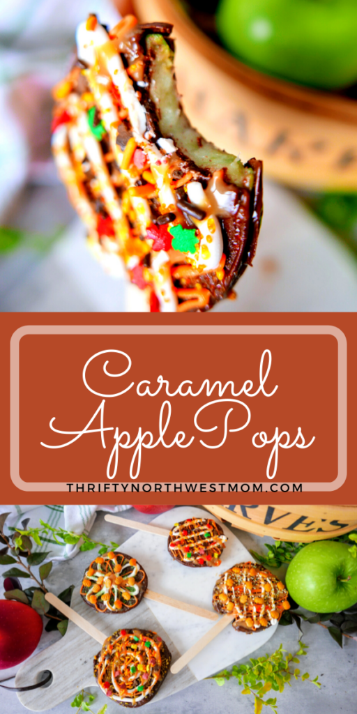 Caramel Apple Pops Recipe - Kid Friendly + Less Mess! - Thrifty NW Mom