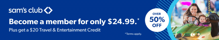 Sams Club Membership Deals - Membership + $20 Gift Card