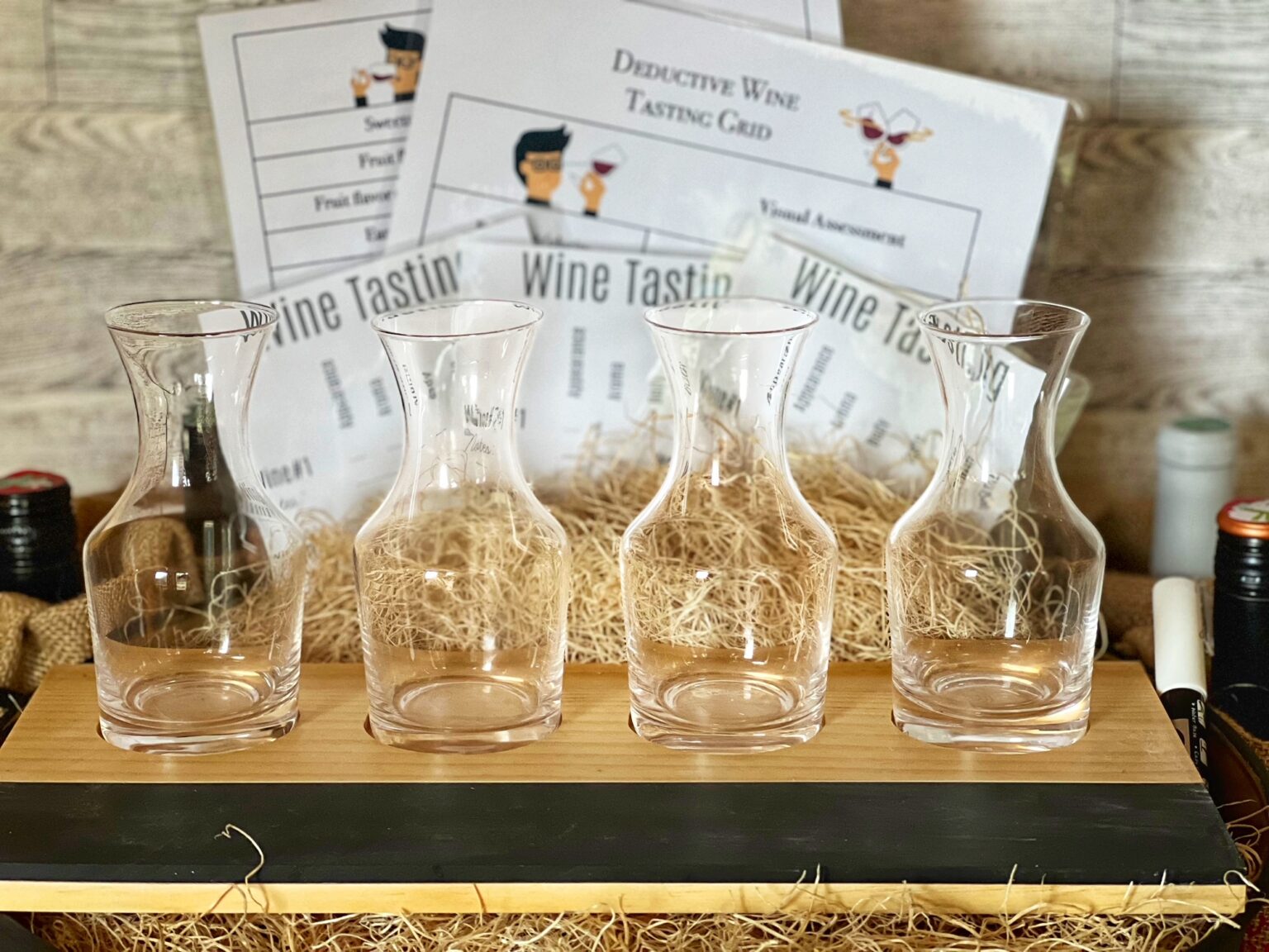 Make Your Own Blind Wine Tasting Kit - At Home Wine Tasting Kit ...