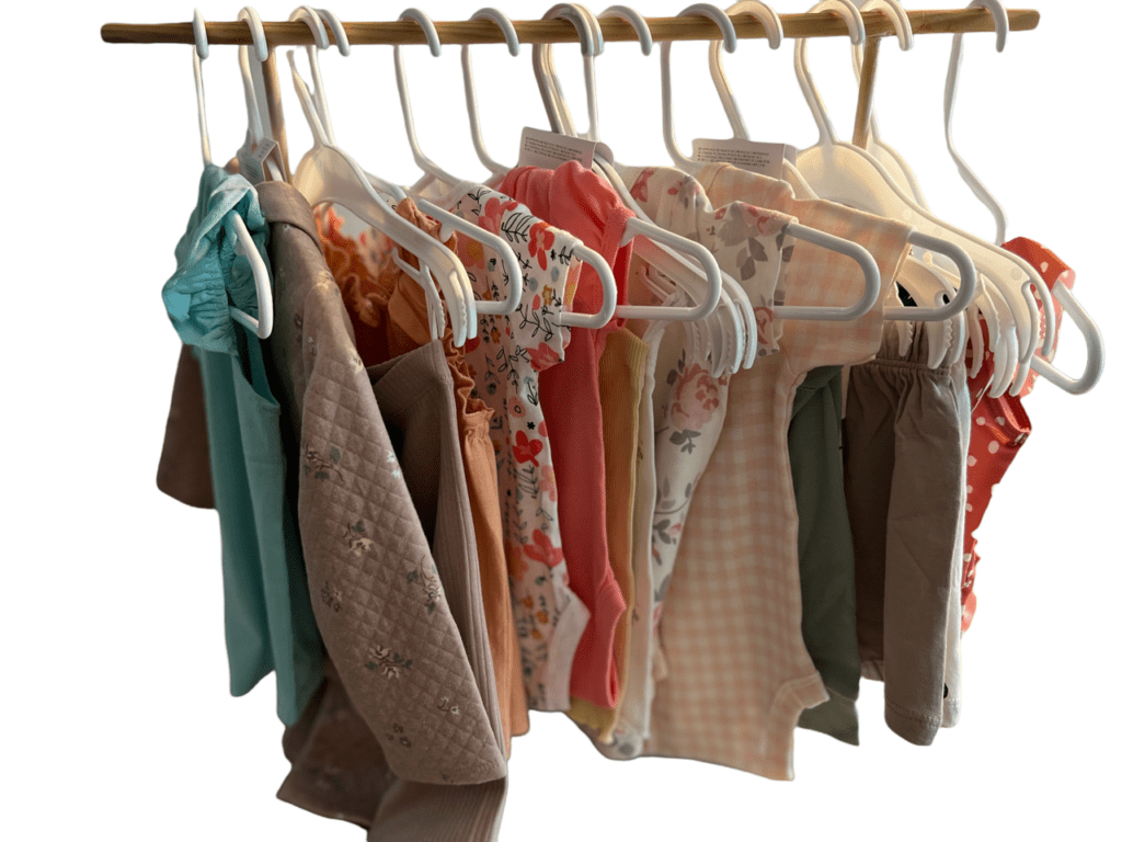 Make A Baby Crate Closet for Baby Shower Gift! - Thrifty NW Mom