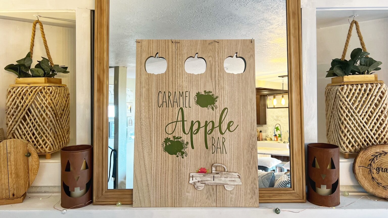 Fall Signs Made With Dollar Store Items! - Thrifty NW Mom