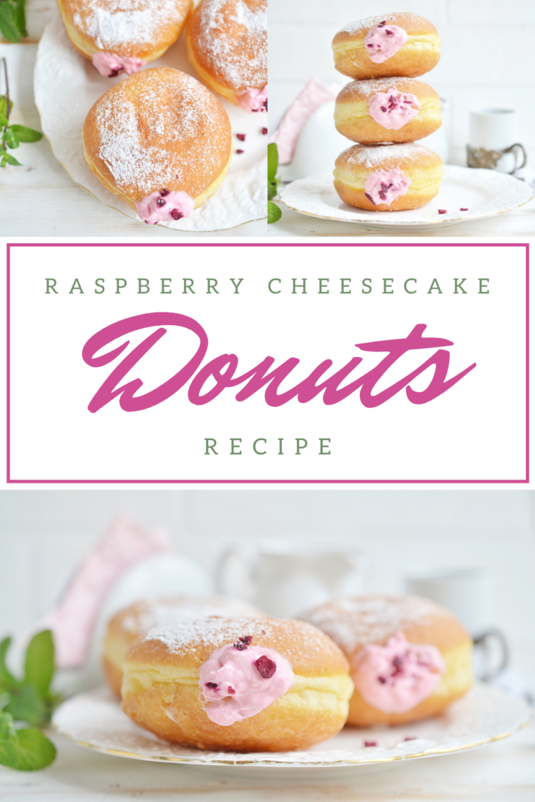 Raspberry Filled Donuts - Cheesecake Filling - Thrifty NW Mom